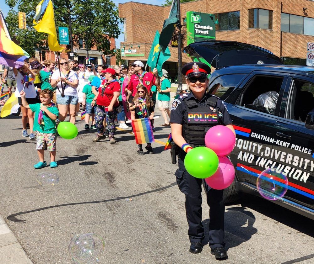 'My heart is full': Pride parade rolls through Chatham | Chatham Daily News