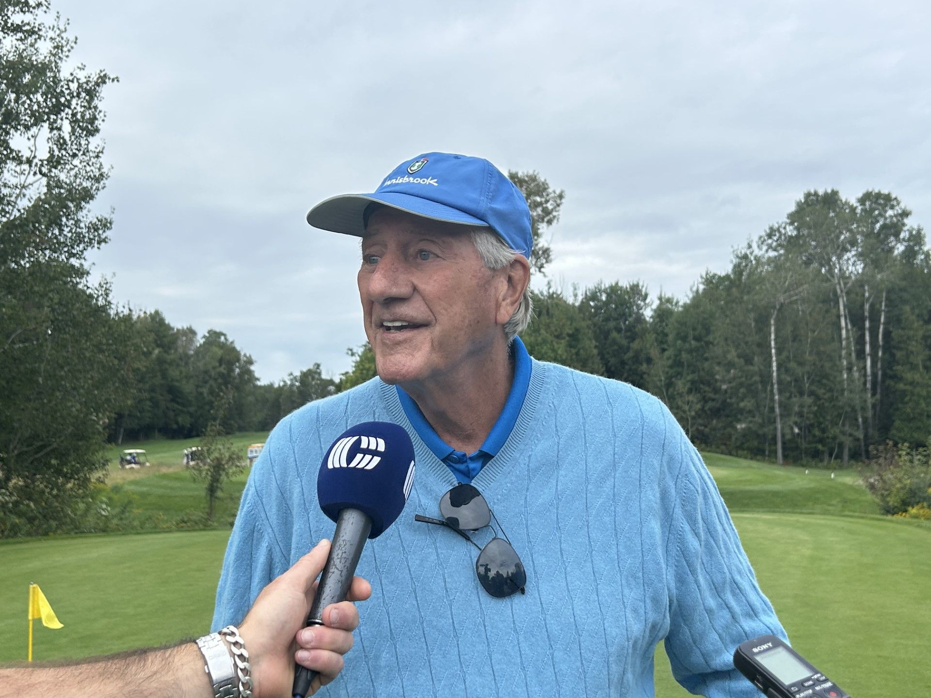 Former Ontario Premier Mike Harris talks to local media | North Bay Nugget