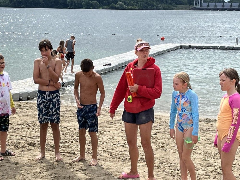 Learning skills and having fun at lifeguard competition in Iroquois ...