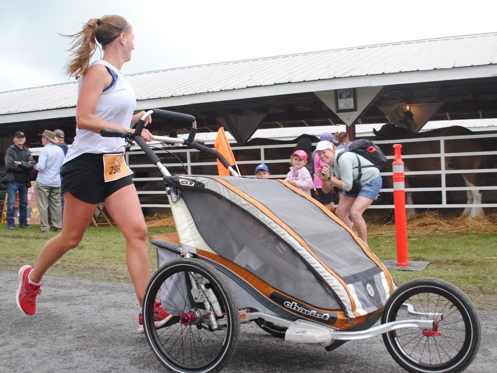 Nearly 200 runners hit the road for Great Raisin River Footrace ...