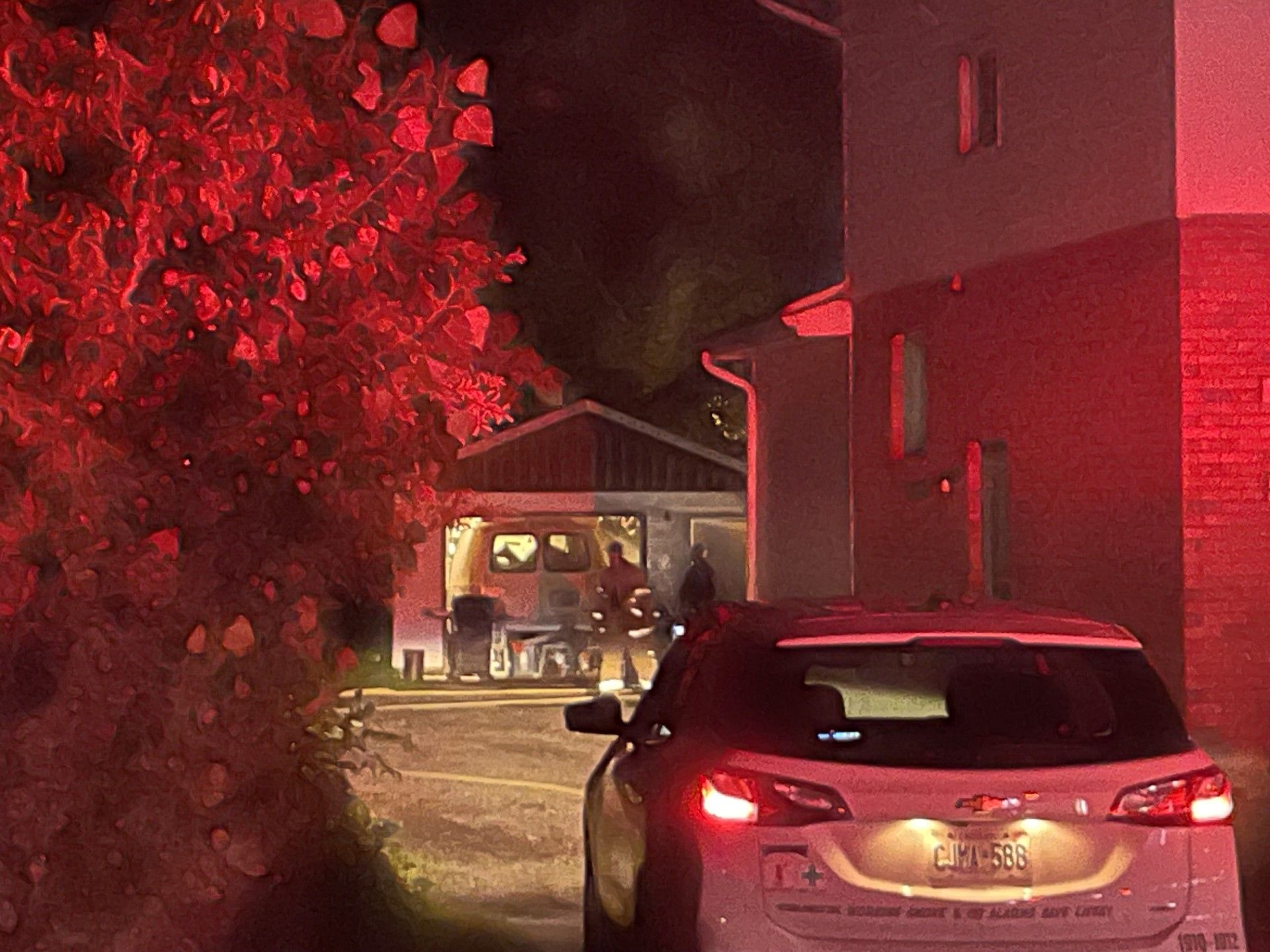 Small fire near garage on Duke Street East | North Bay Nugget