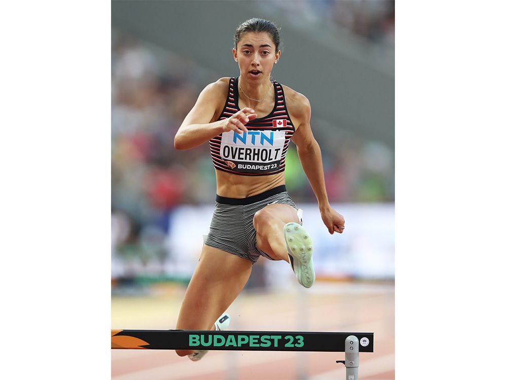 Overholt proves she belongs at world track and field championships ...