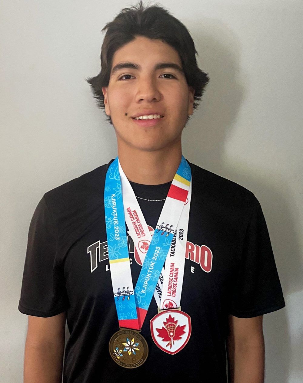 Waukiigan Shognosh wins two lacrosse gold medals | Chatham Daily News