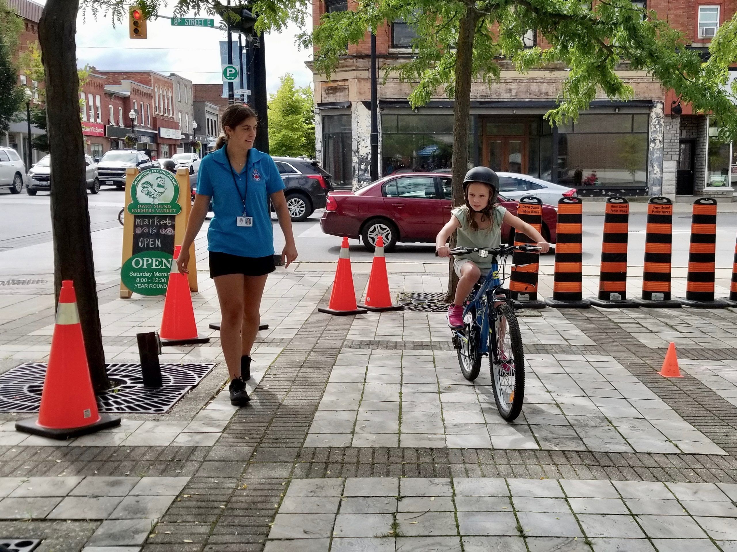 Bike safety rodeo by steps of city hall draws a crowd Saturday | Owen ...
