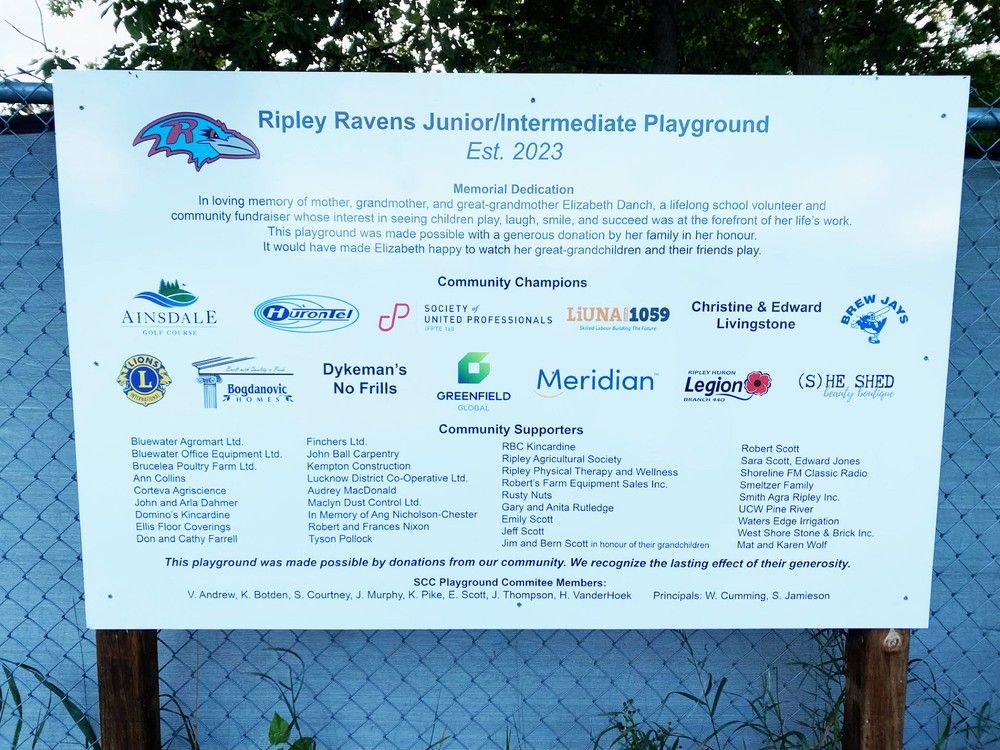 Ripley school celebrates new playground with dedication ceremony ...