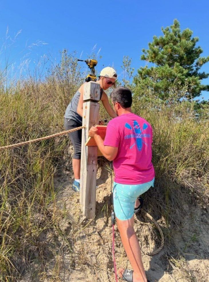 Friends of Sauble Beach complete first phase of Post and Ropes Project ...
