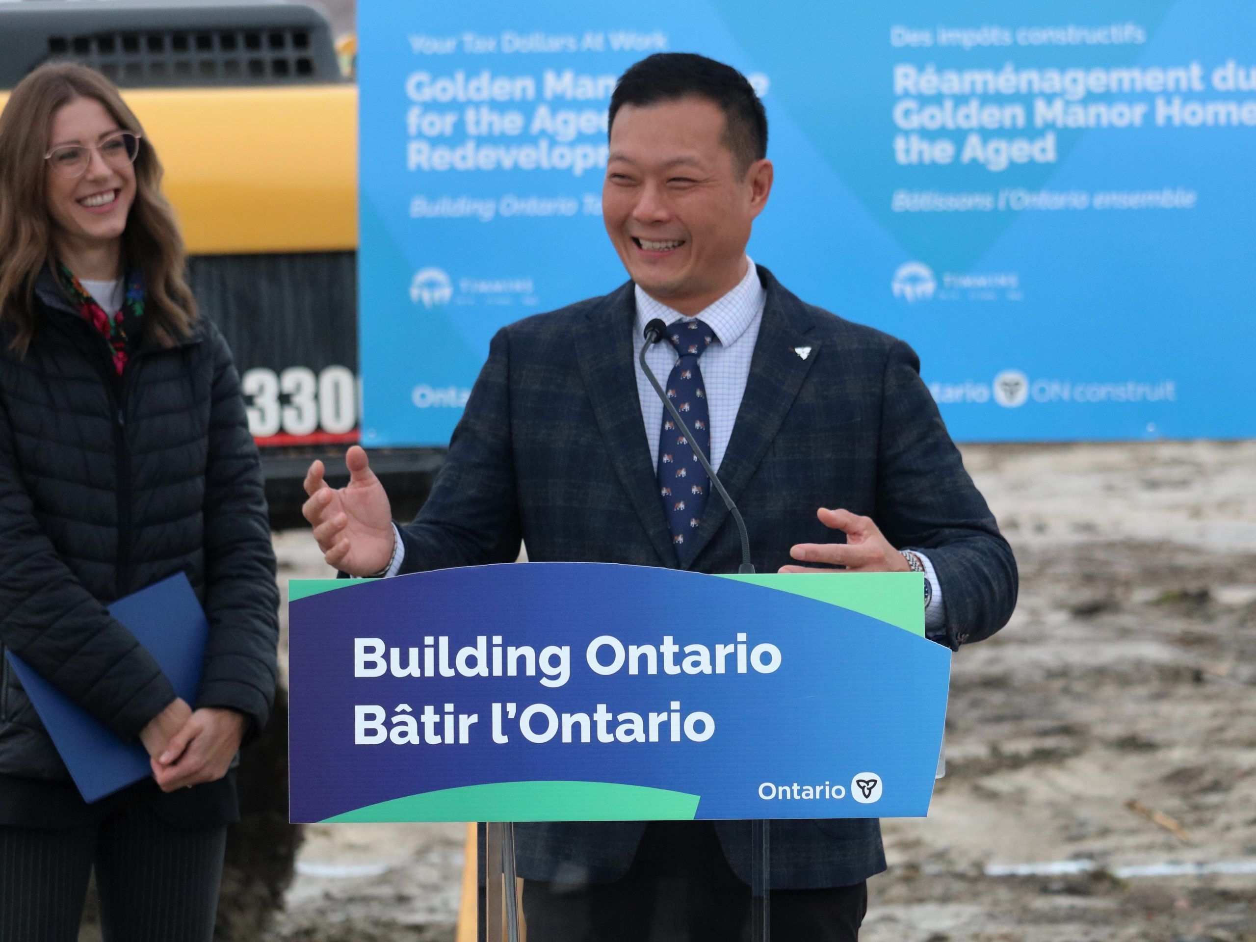 Minister of Long-Term Care Stan Cho breaks ground in Timmins | The ...
