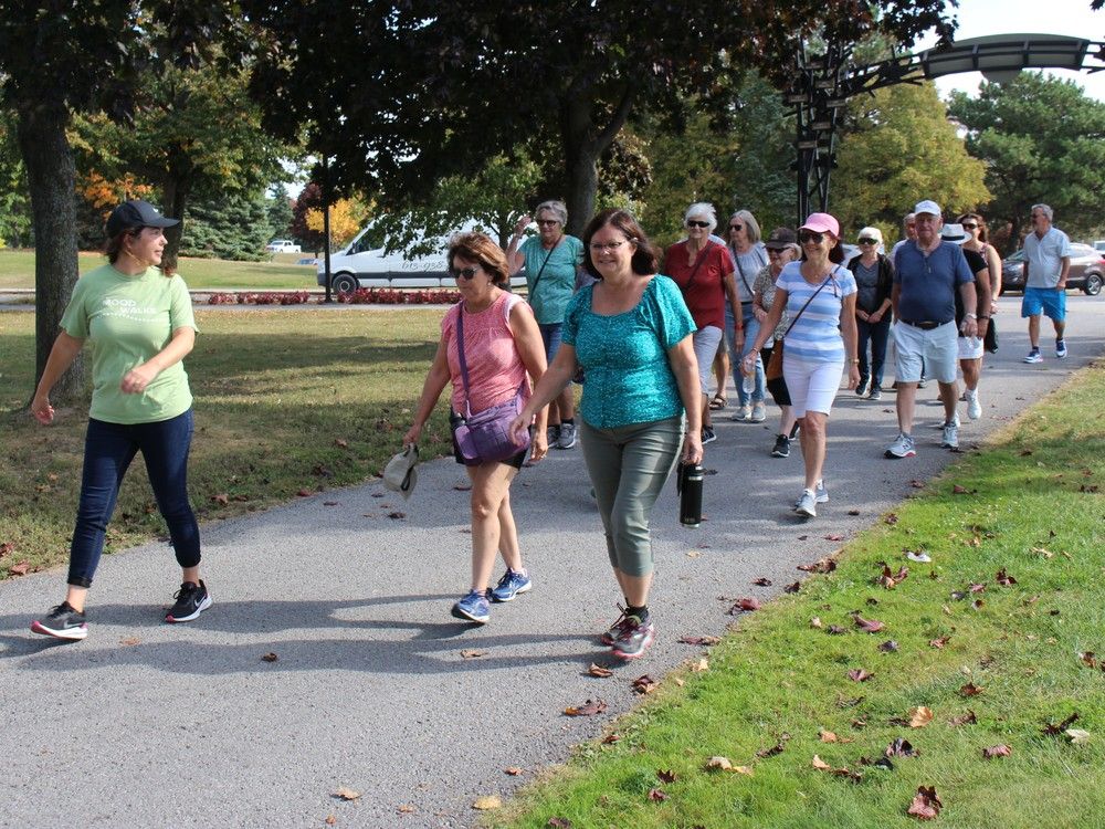 Summer-like day in Cornwall for first CMHA Mood Walk of fall season ...