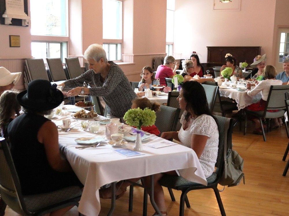 The ladies go to English Tea at Christ Church | Cornwall Standard ...