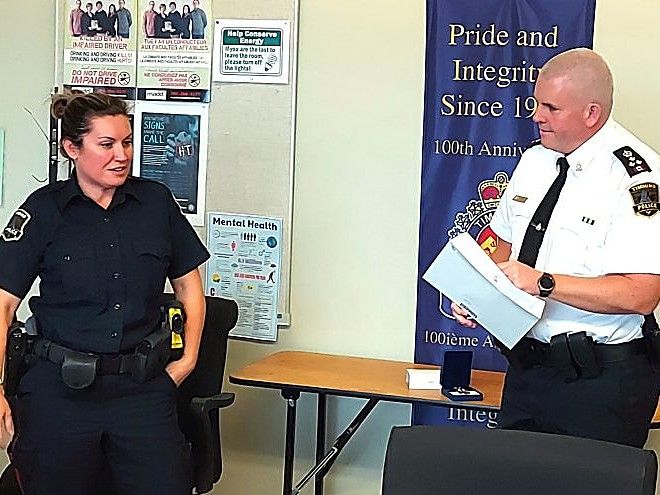 Timmins Police Service celebrates Durepos’ career milestone | The Daily ...