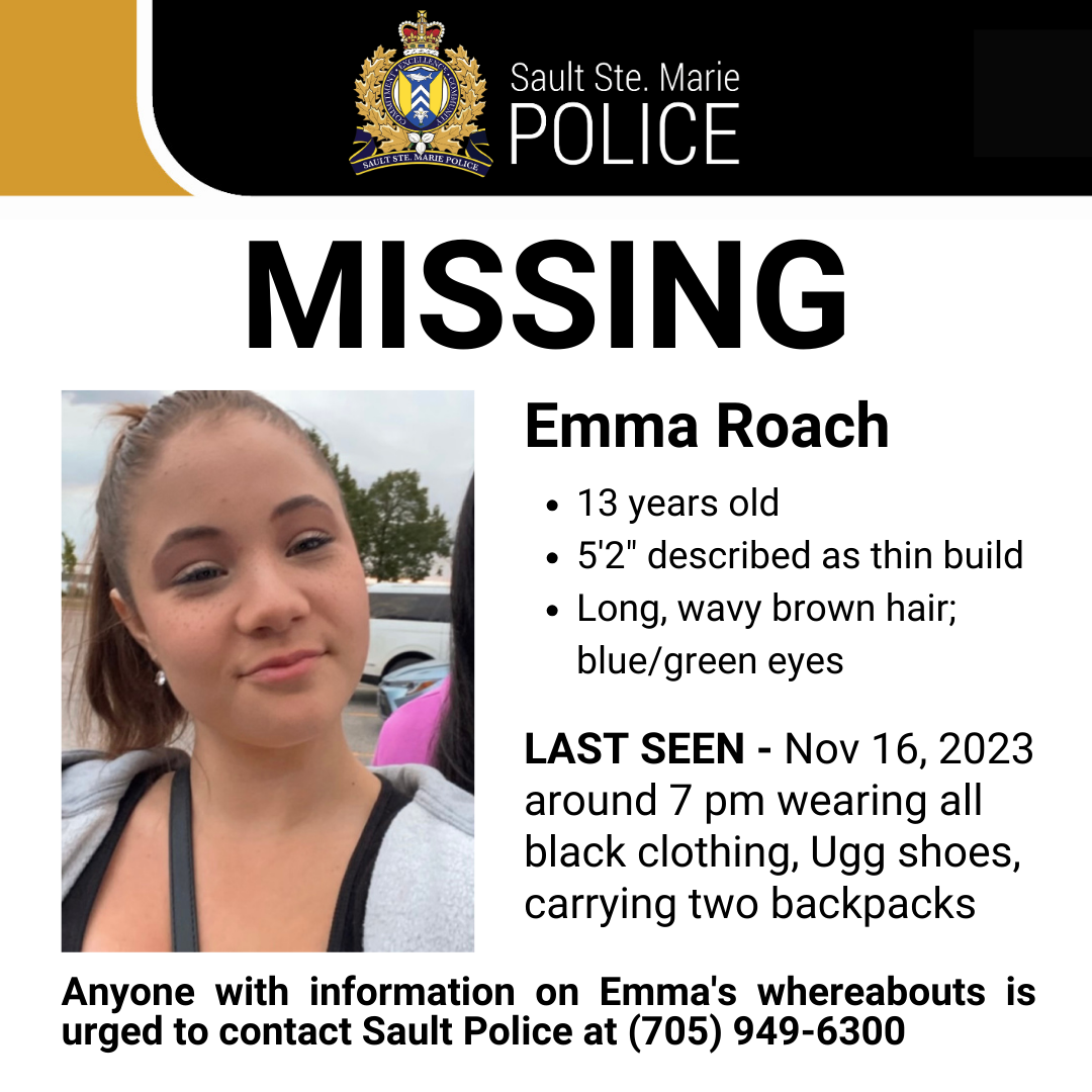 Emma Roach is missing | Sault Star