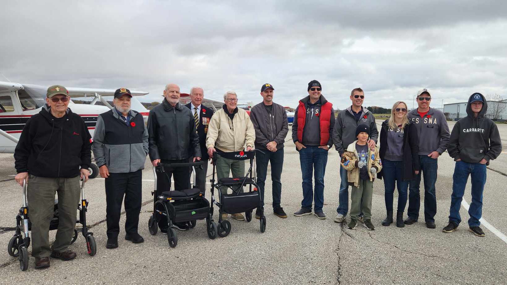 Remembrance Day “valour flight” in Goderich honours veterans | Mitchell ... Remembrance Day “valour flight” in Goderich honours veterans | Mitchell ...