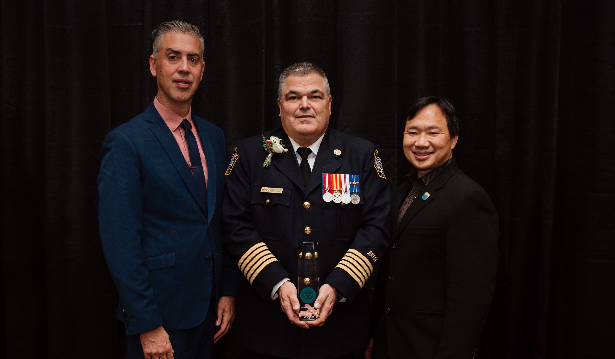 Stony Plain Fire Chief Presented with Matthew Claus Award | Spruce ...