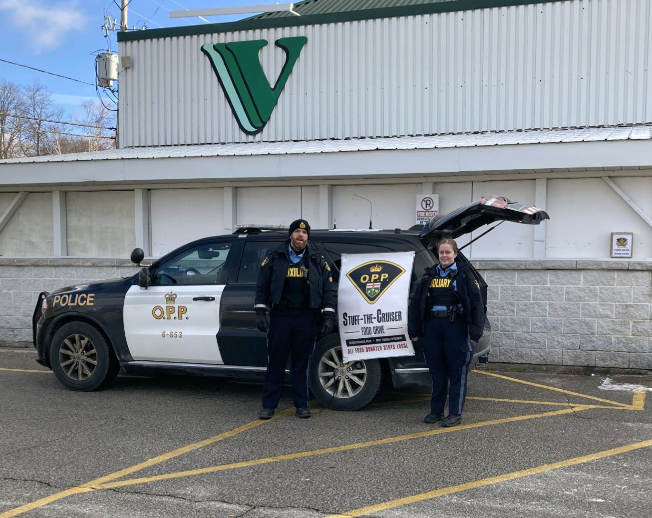 OPP Auxiliary officers in Wiarton and Sauble help feed the hungry ...