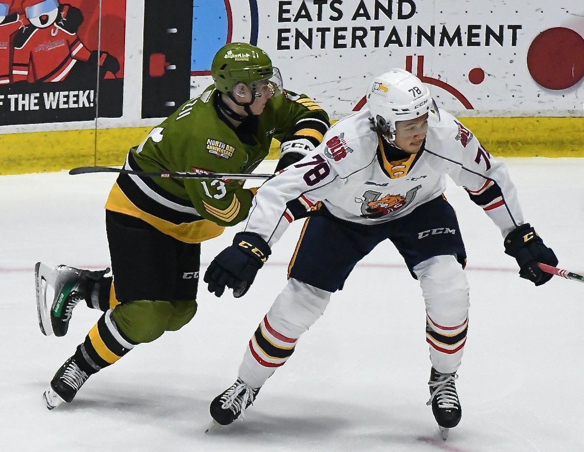 The Battalion sunk by penalties and lose in Barrie 4-2 | North Bay Nugget