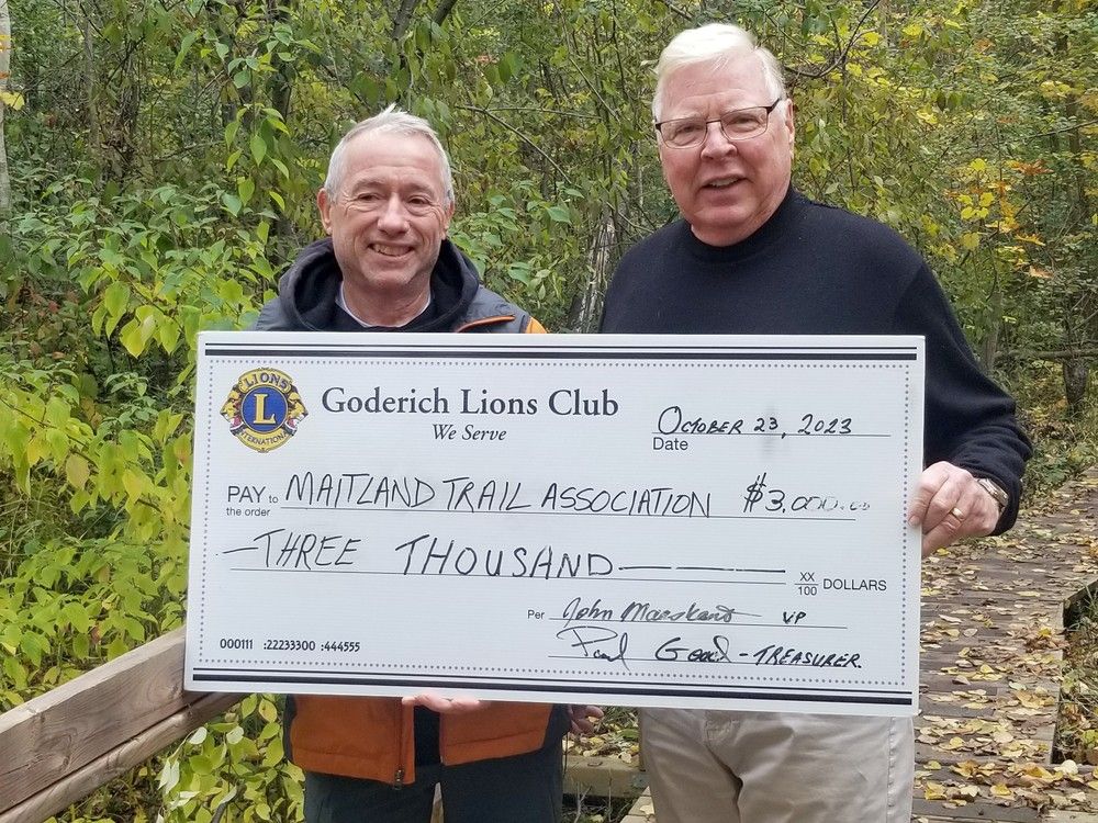 Maitland Trail Association and Goderich Lions combine to control ...