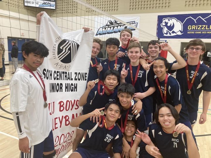 Notre Dame Collegiate win rare titles for their school in volleyball ...