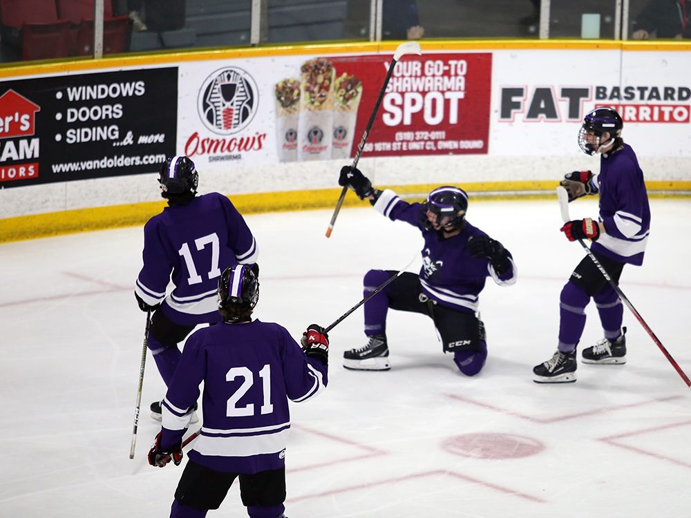 Hockeyfest opens in Owen Sound with high school rivalry games | Owen ...