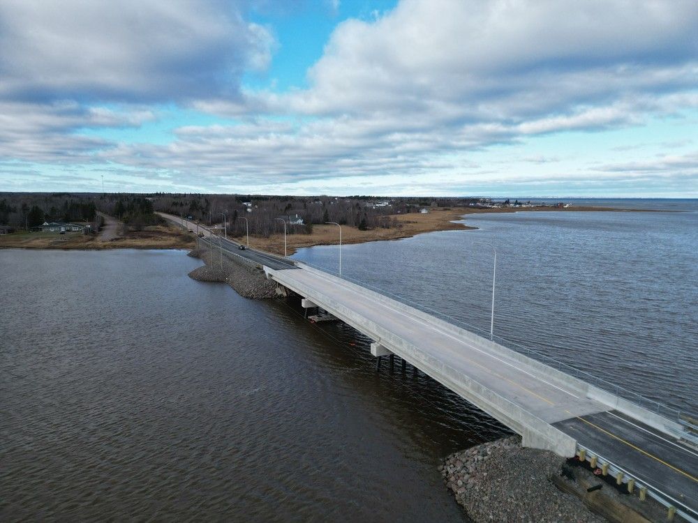 New bridge replaces one wrecked by hurricane | Telegraph-Journal