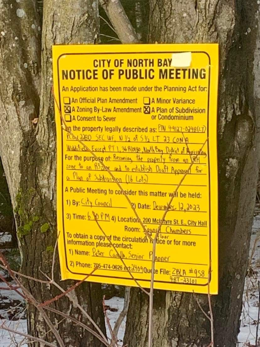 City posts wrong time on notice | North Bay Nugget