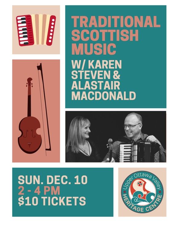 Traditional Scottish music with Karen Steven and Alastair MacDonald ...