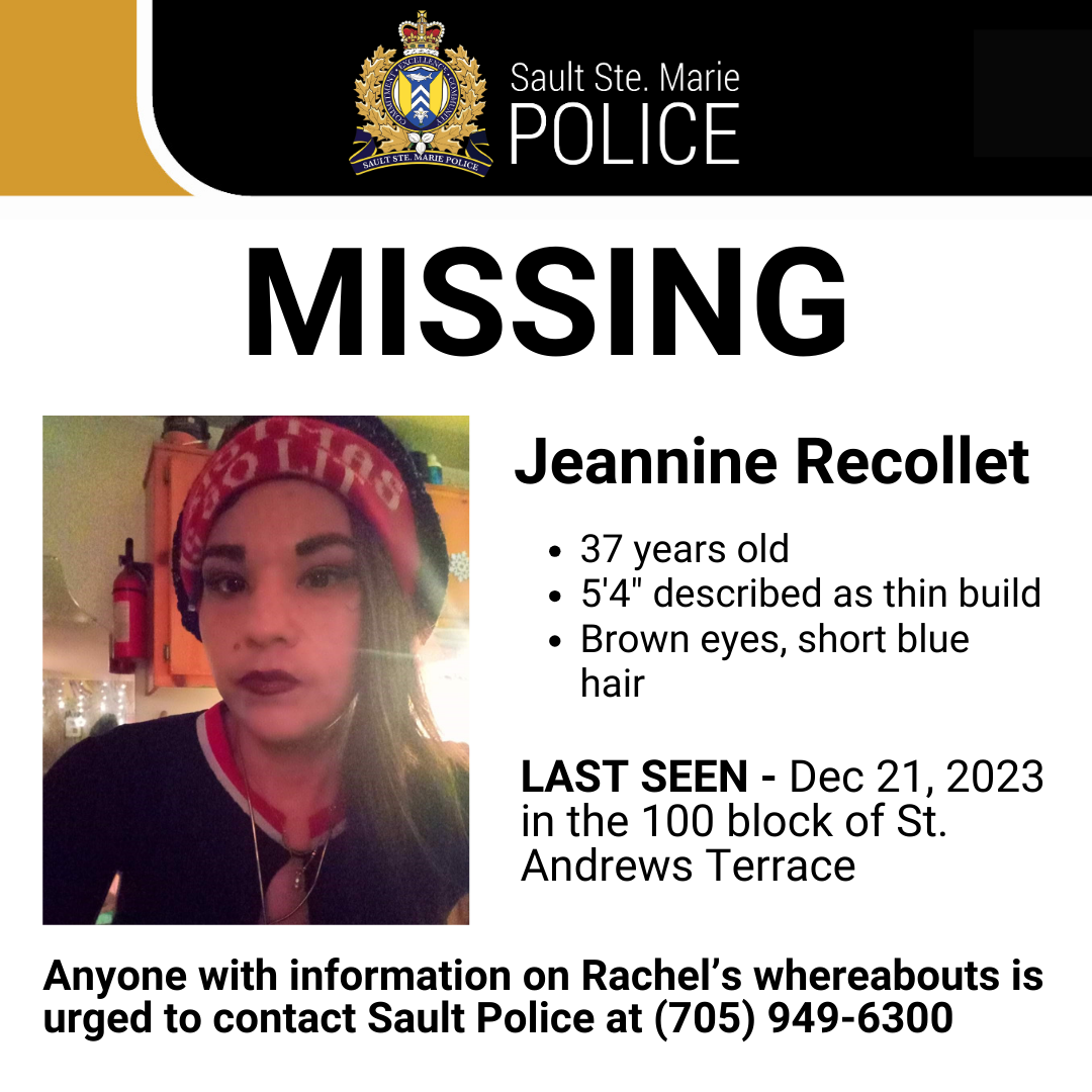 Sault Ste. Marie woman is missing | Sault Star