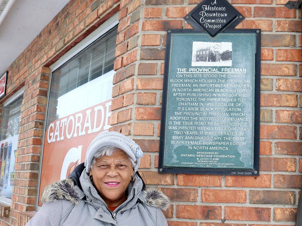 Canada Post stamp honouring Mary Ann Shadd being unveiled in Chatham ...