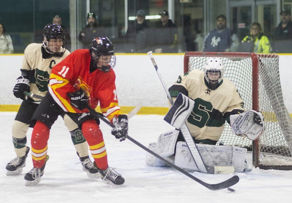 PHOTOS: Boys high school hockey playoffs, Saunders vs Mother Teresa ...