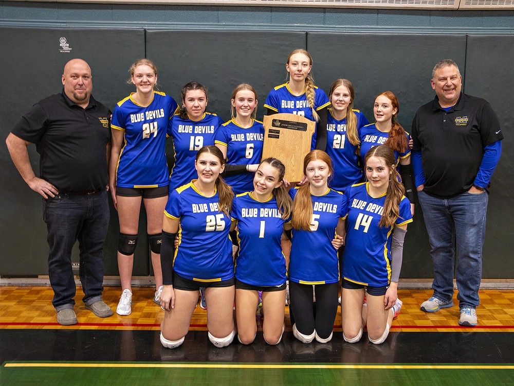 McKinnon Park edges Mustangs for junior girls volleyball title ...