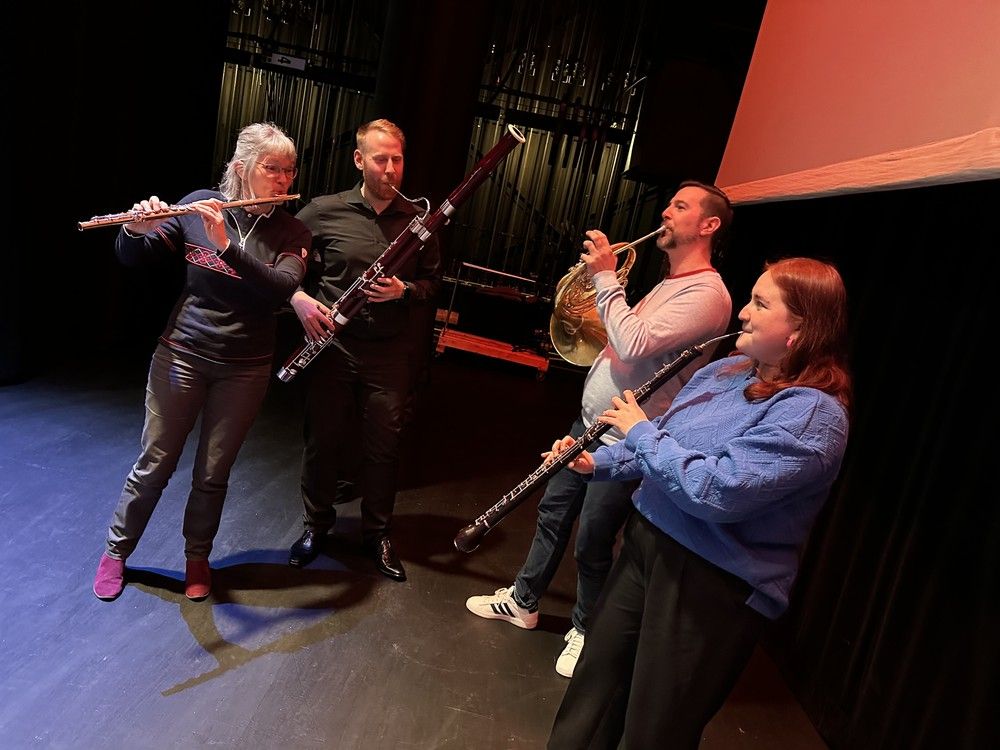 Ventus Machina woodwind quintet performs songs and legends | Telegraph ...