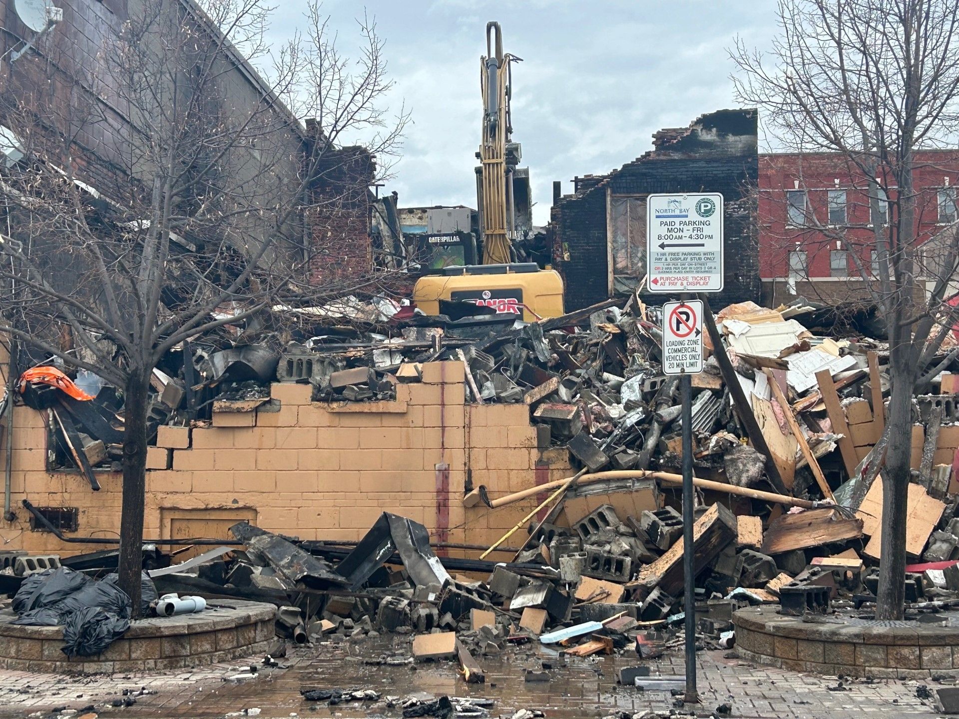 North Bay fire crews tried to get ahead of the fire | North Bay Nugget