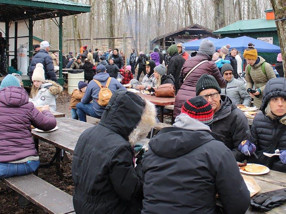 Syrup and rain flowed for annual Warkworth Maple Syrup Festival ...