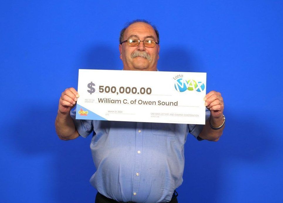 Owen Sound man wins half a million playing lottery | Owen Sound Sun Times