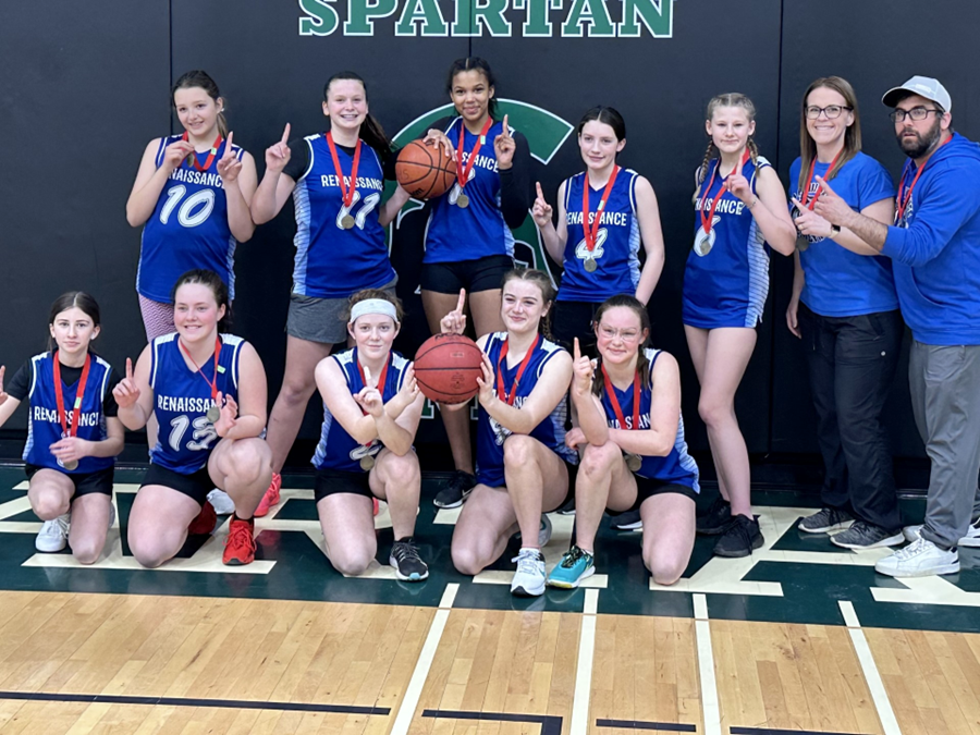 Ecole catholique La Renaissance Lynx win gold in girls basketball ...