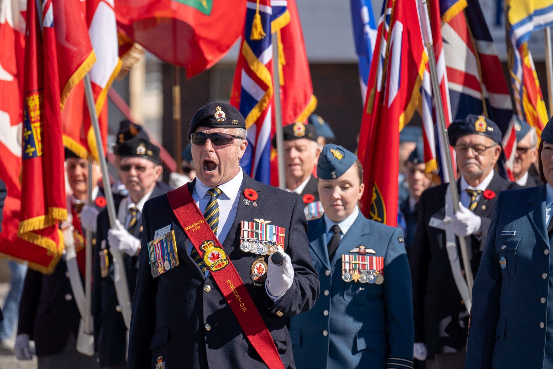 Old Sol blesses RCAF 100th parade, flag raising in Quinte West ...