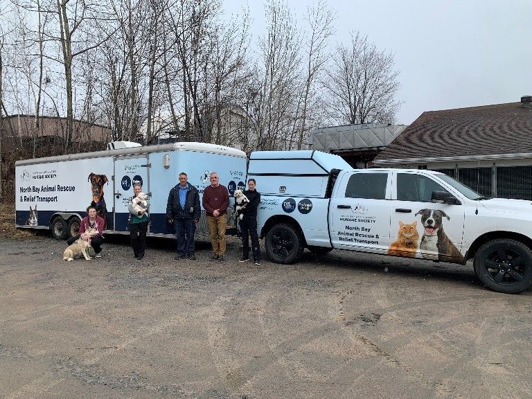 North Bay Humane Society's transport van gets new look | Elliot Lake ...