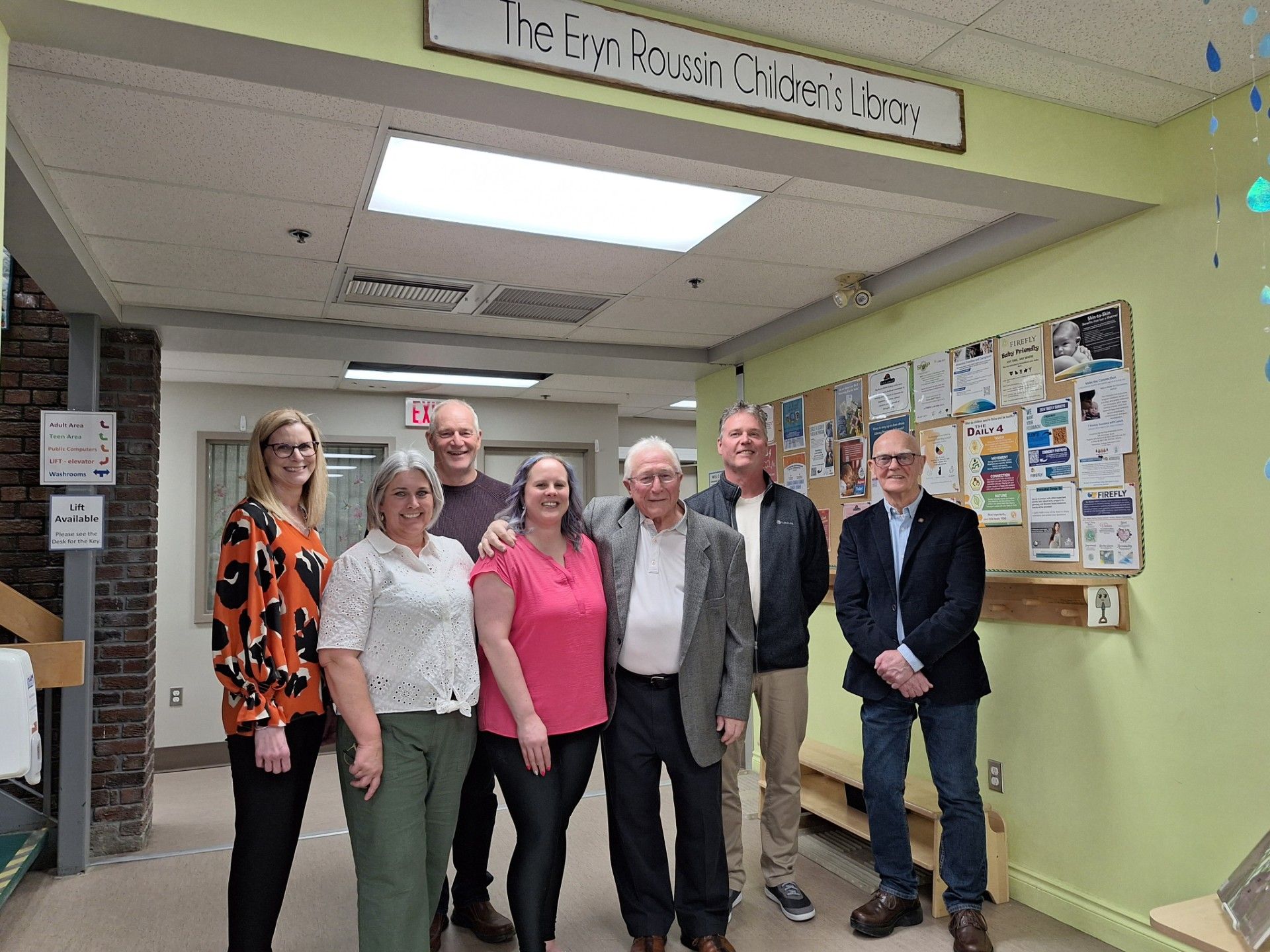 Kenora Public Library's children's department renamed in Roussin's ...