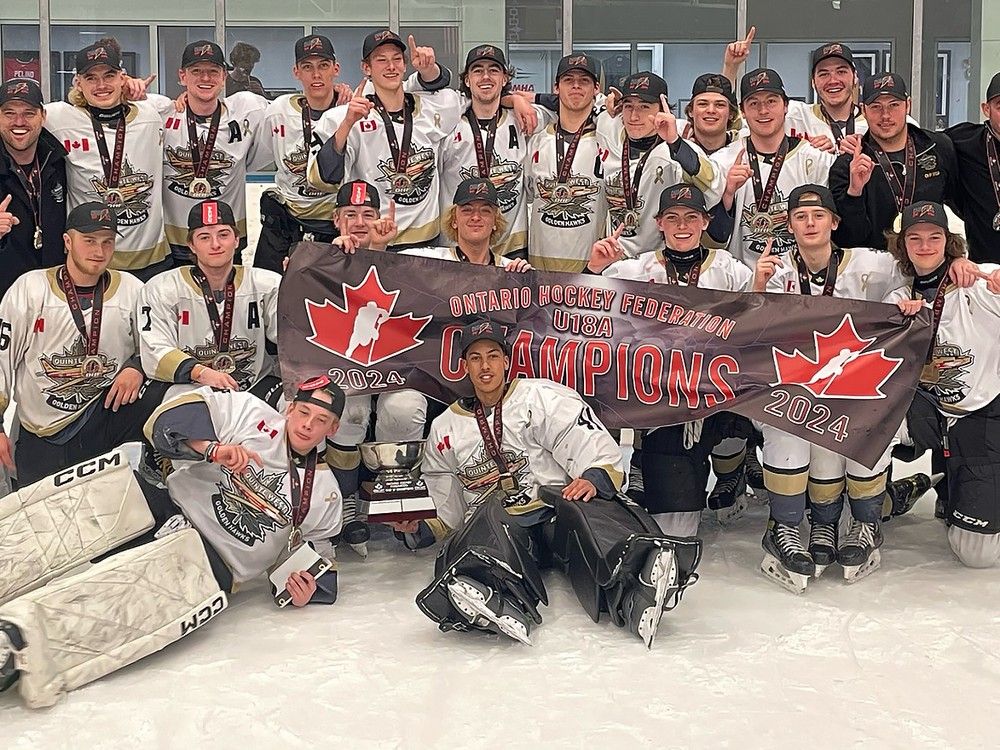 U18 Golden Hawks capture OHF championship | Belleville Intelligencer