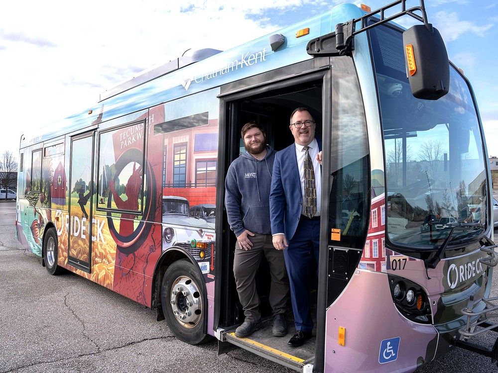 Local history showcased on ‘mobile mural’ bus | Chatham Daily News
