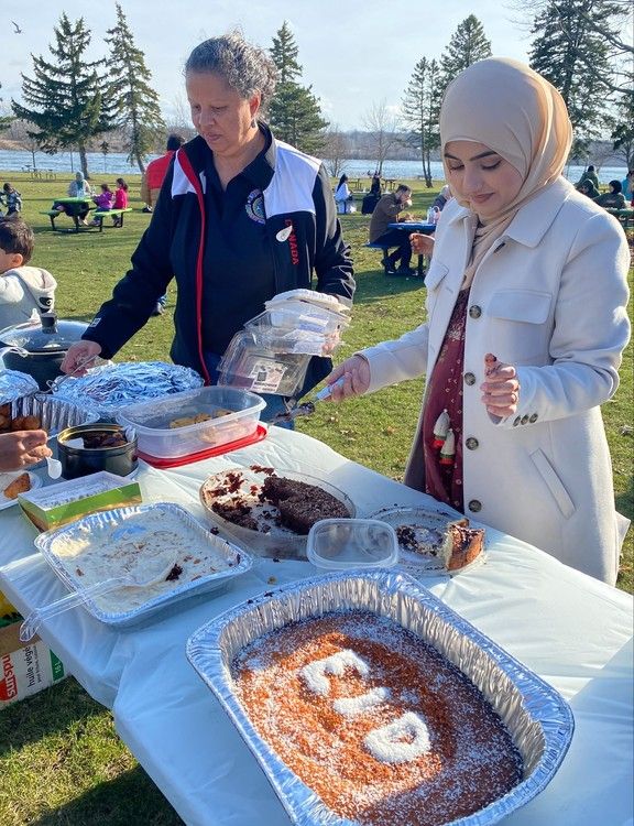 Celebrating Eid al-Fitr, the end of Ramadan, in Lamoureux Park ...