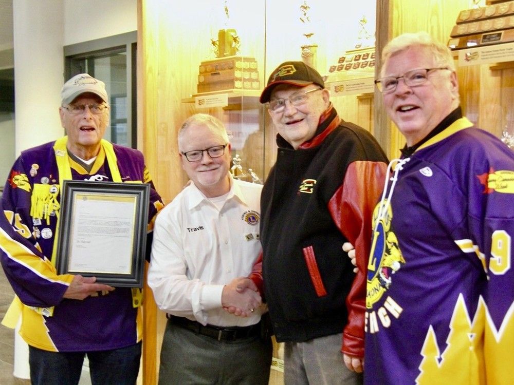 Goderich Lions Club honours Alvin McGee for 65 years of service ...