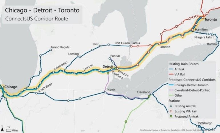 Amtrak considers extending Wolverine line from Chicago to Toronto via ...