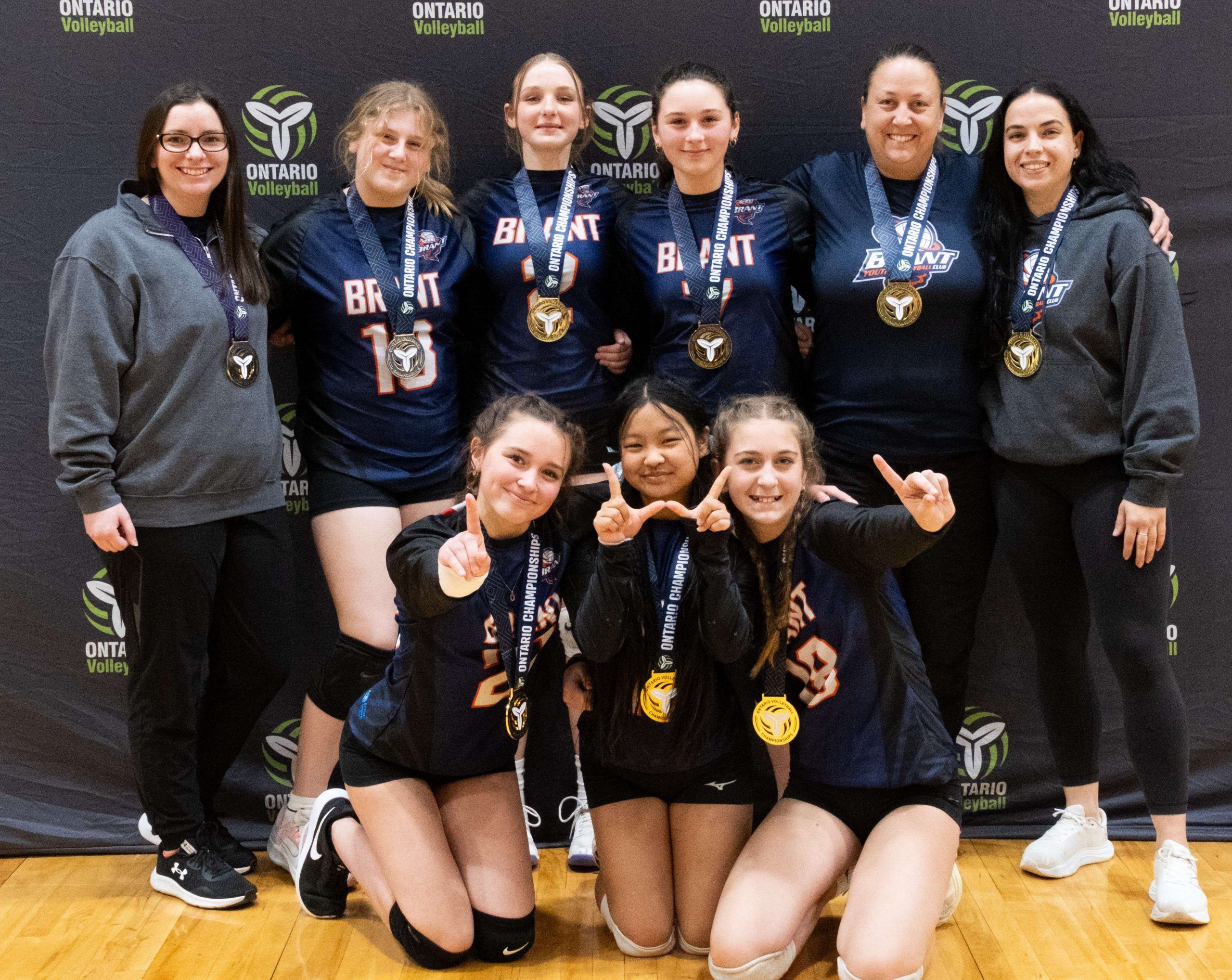 Volleyball teams medal | Brantford Expositor
