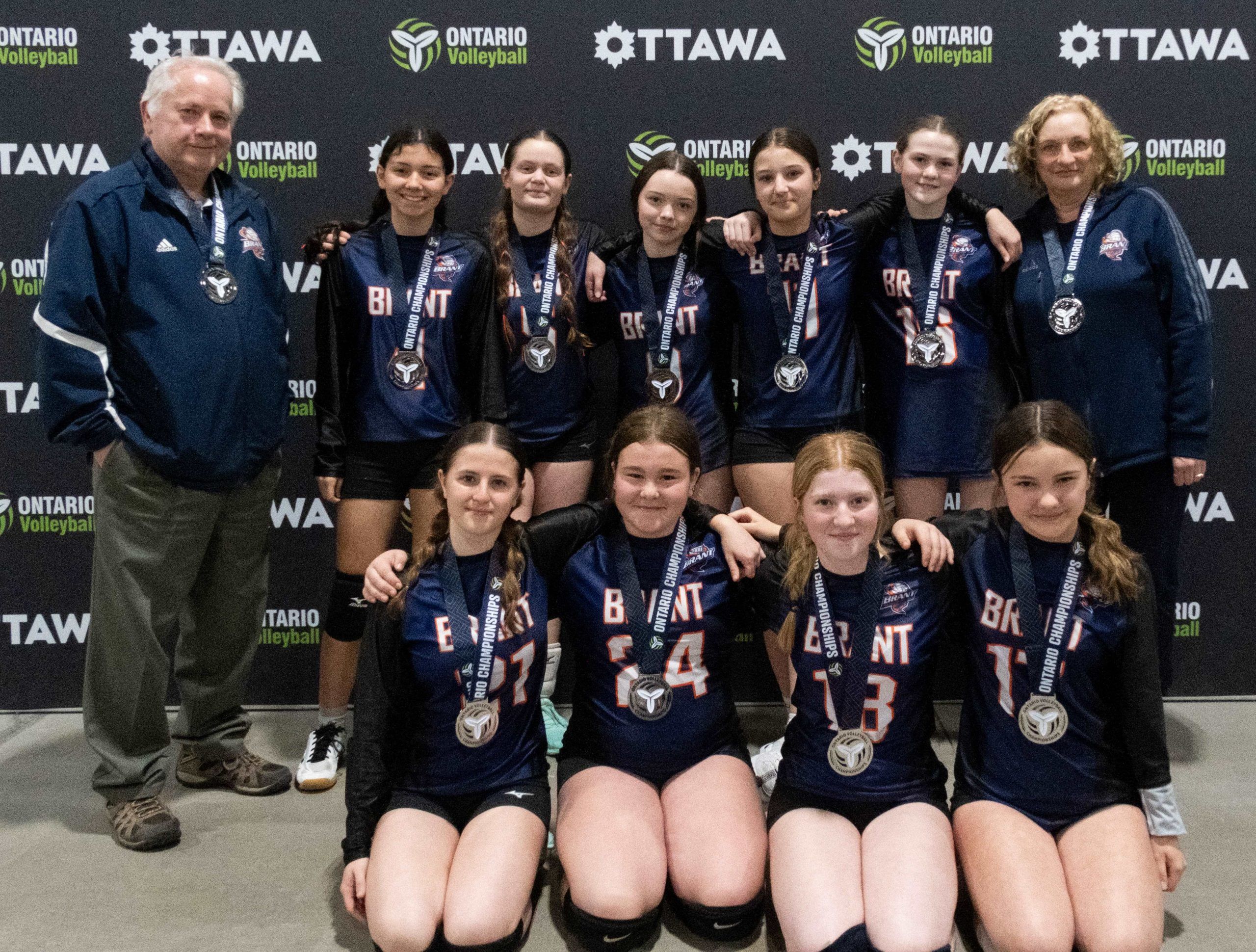 Volleyball teams medal | Brantford Expositor