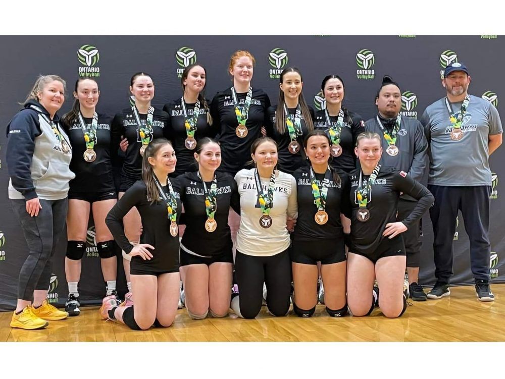 Chatham Ballhawks win provincial volleyball medals | Chatham Daily News