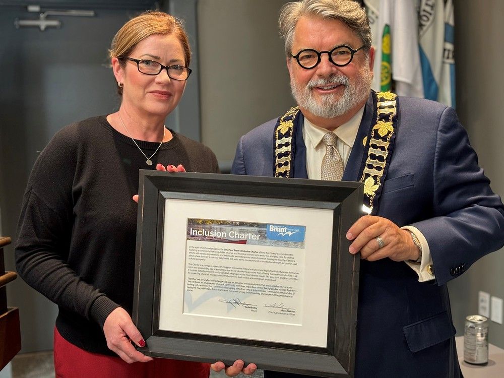 Brant County mayor, CAO sign Inclusion Charter | Brantford Expositor