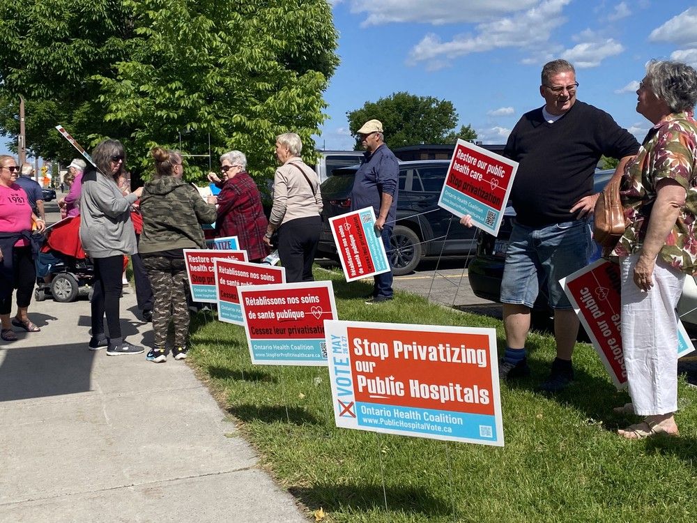 Cornwall rally against health-care privatization calls out government ...