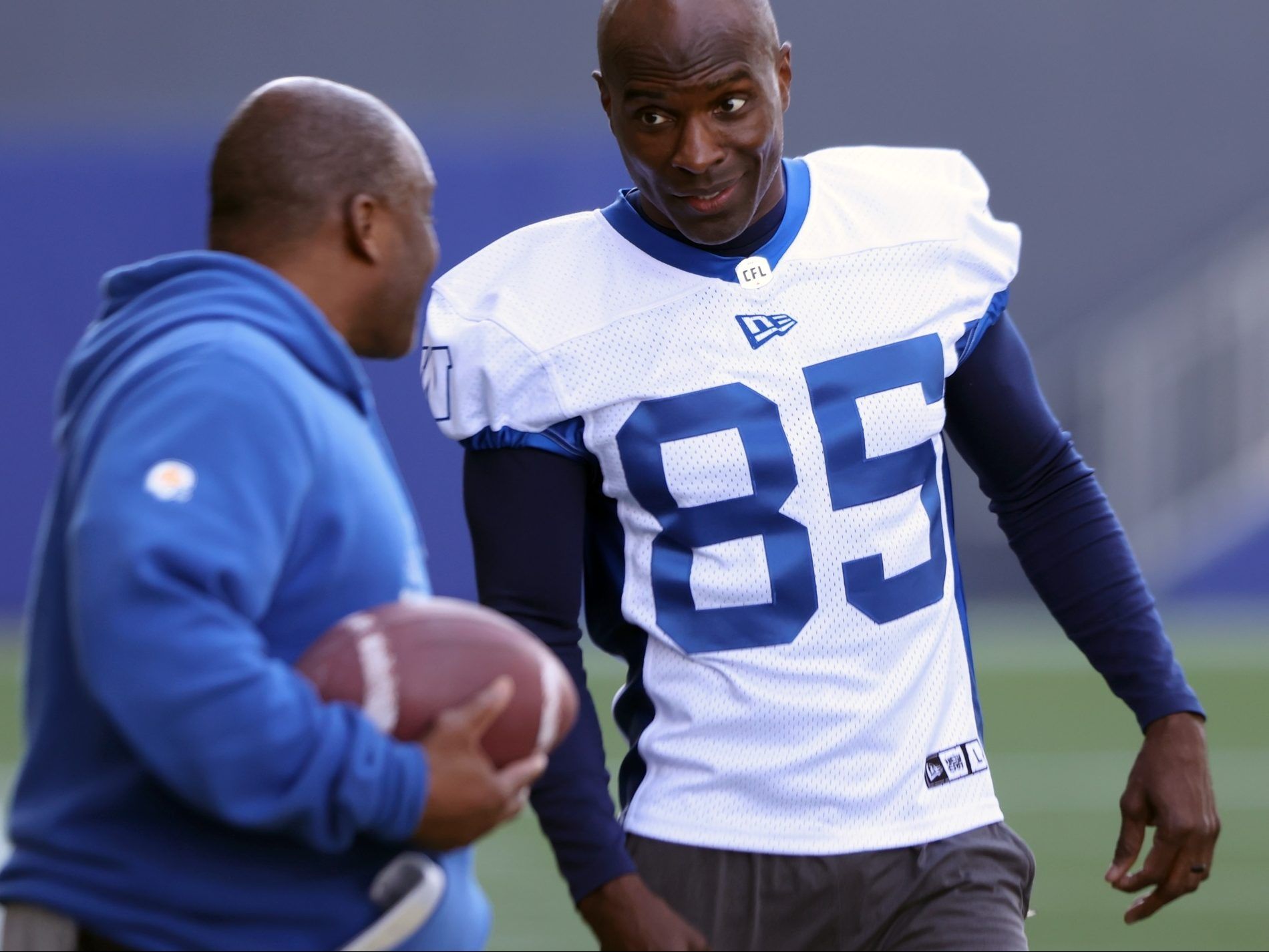 Training-camp time warp: Bombers legend Stegall turns back the clock ...