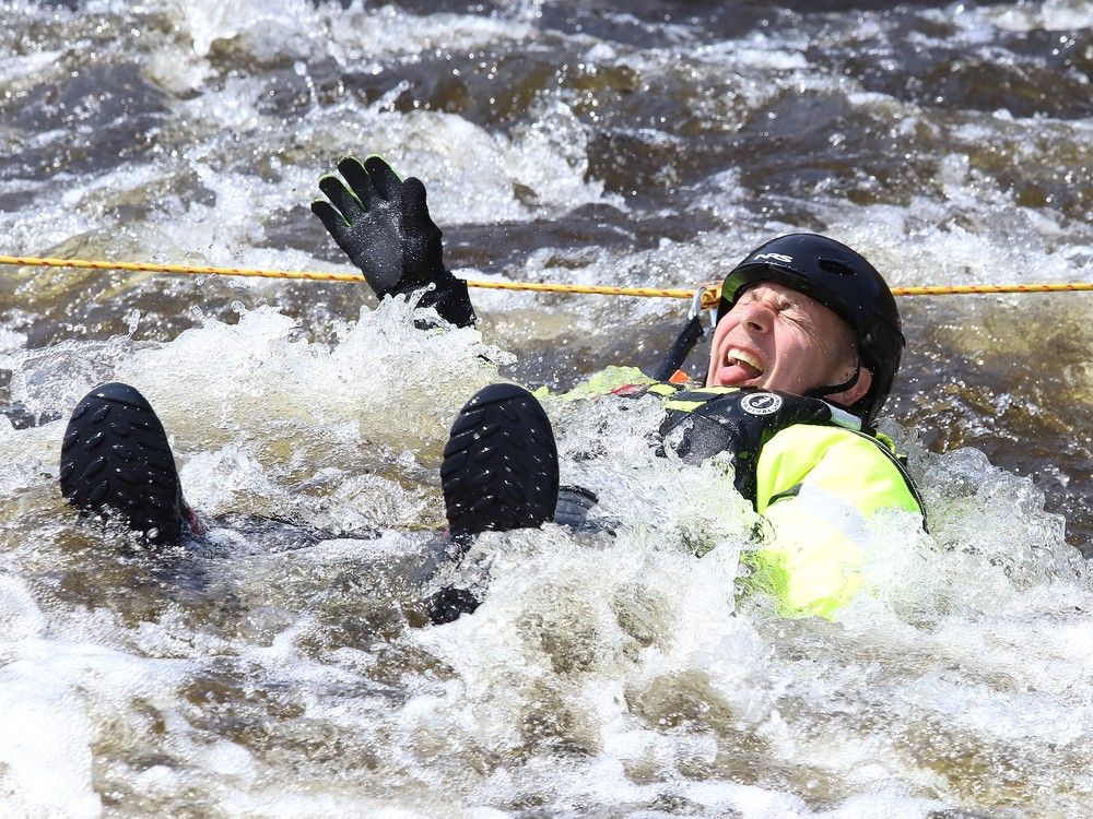 Gallery: Sudbury firefighters practise water rescue training | Sudbury Star