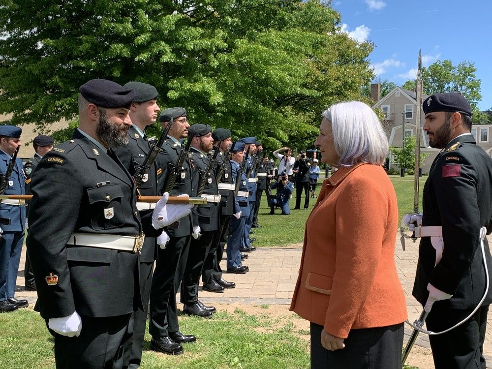 Governor general arrives for her first official visit to N.B ...